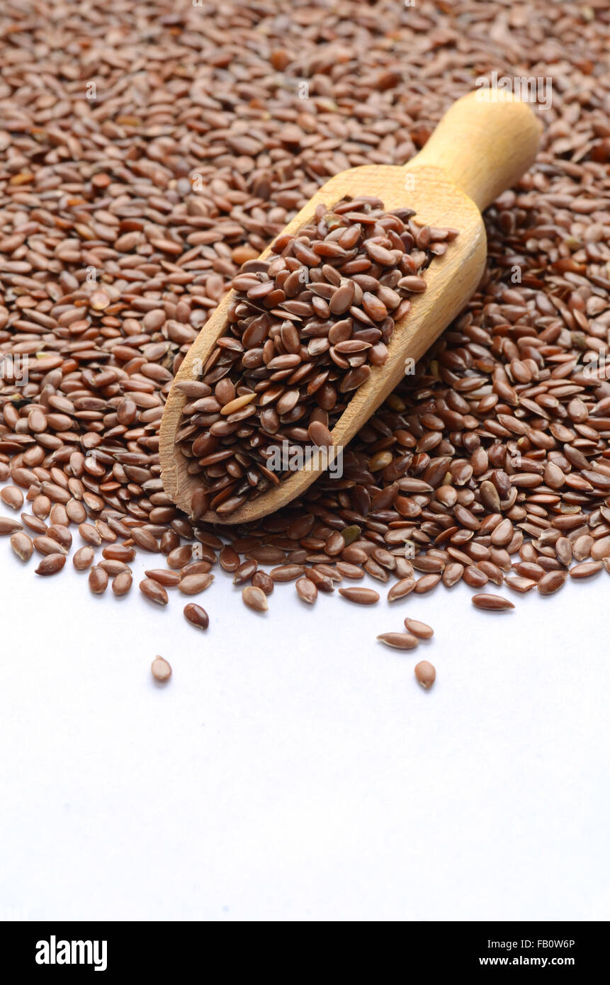 Close-up shot of Organic Linseed or Flax seed Stock Photo - Alamy