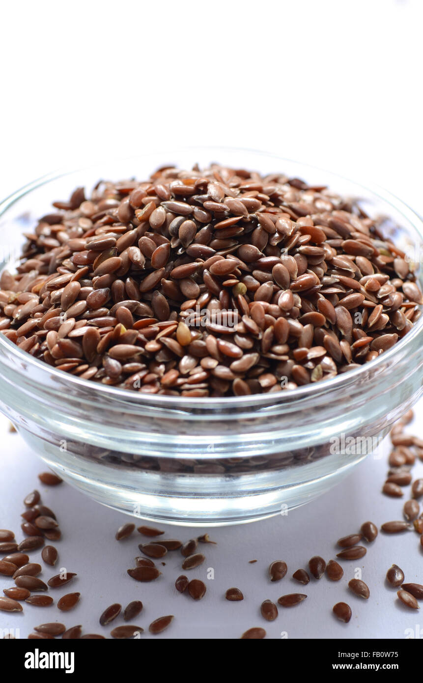 Flax seed linseed food grain hi-res stock photography and images - Alamy