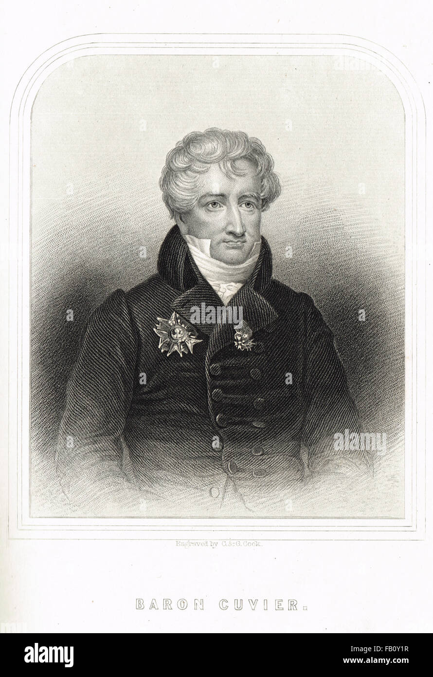Baron Georges Cuvier (1769-1832). French Zoologist & Naturalist (Known ...