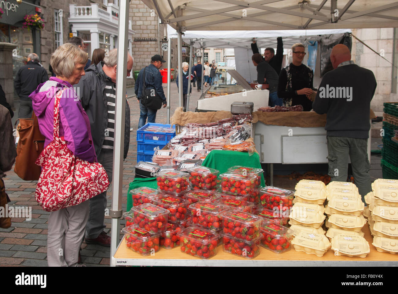 Aberdeen Country Fair, held once a month in Belmont Street, Aberdeen ...