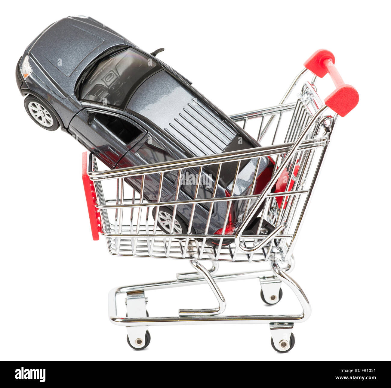 Shopping in car Cut Out Stock Images & Pictures - Alamy