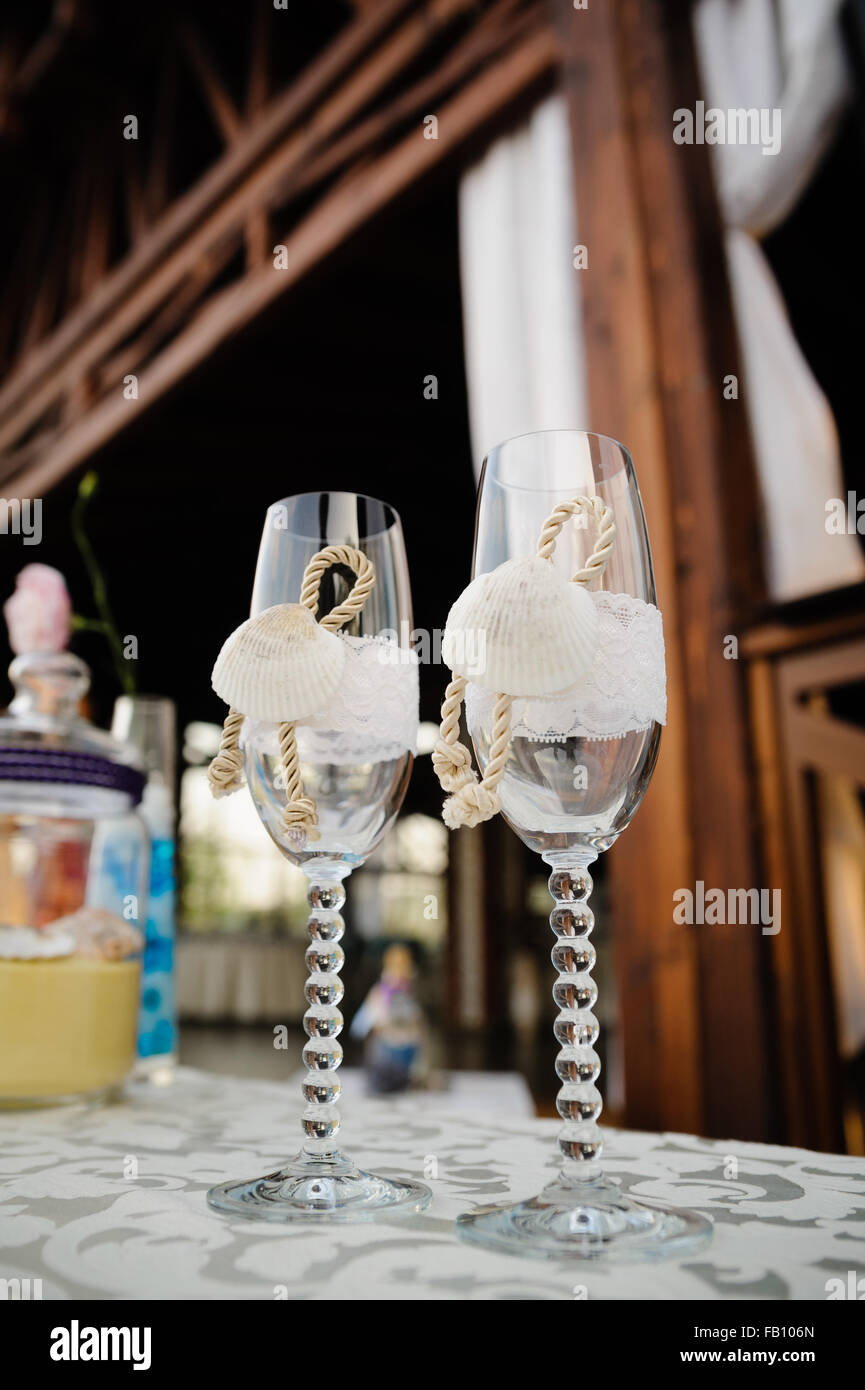 drink glasses at a wedding reception party Stock Photo - Alamy