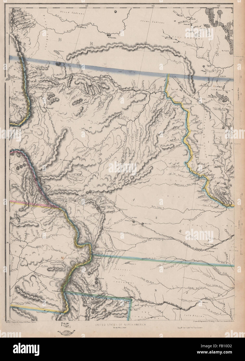 West plains map hi-res stock photography and images - Alamy