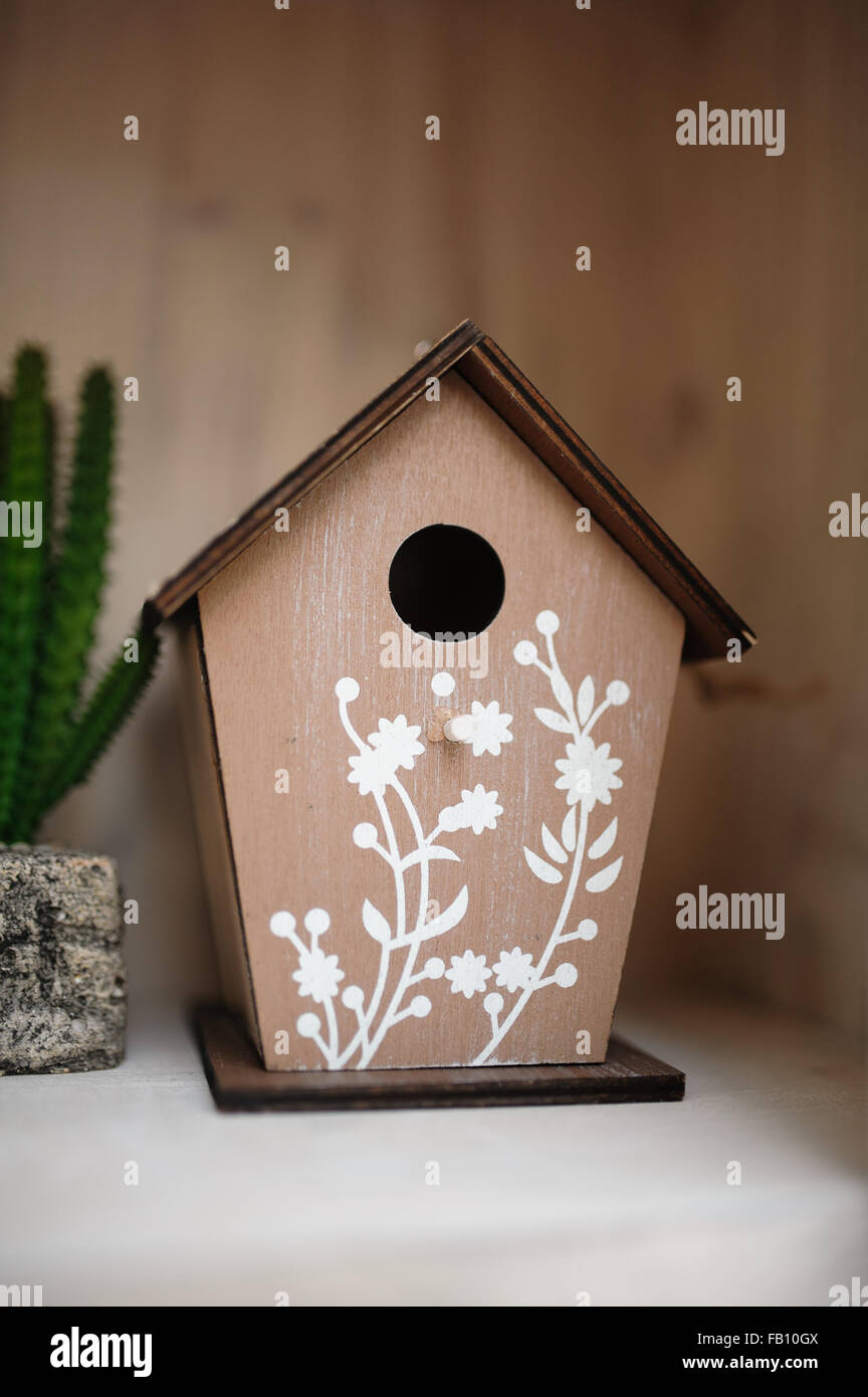 wedding decor nesting box at restaurant with all beauty and flowers ...