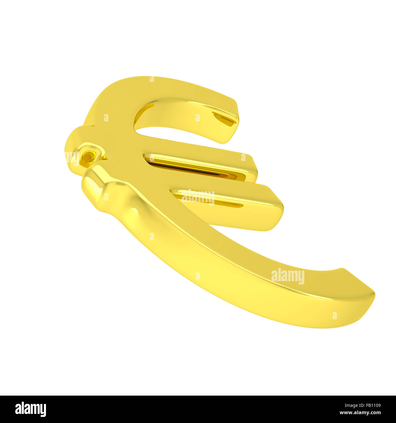 Golden euro Cut Out Stock Images & Pictures - Alamy