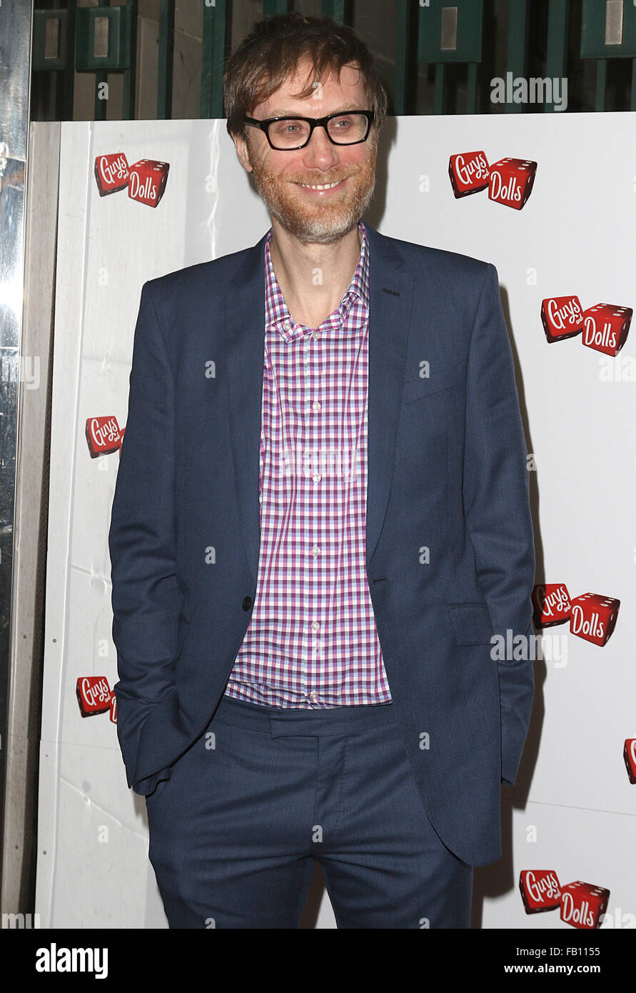 London, UK. Stephen Merchant at Guys & Dolls - Press Night, at The ...
