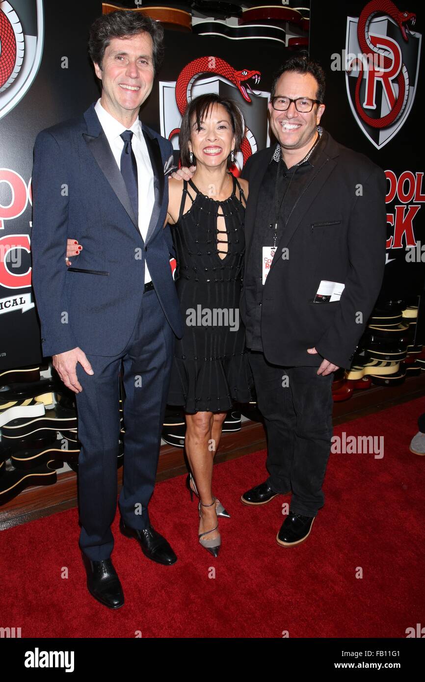 Opening night party for Broadway musical School of Rock at the Hard ...