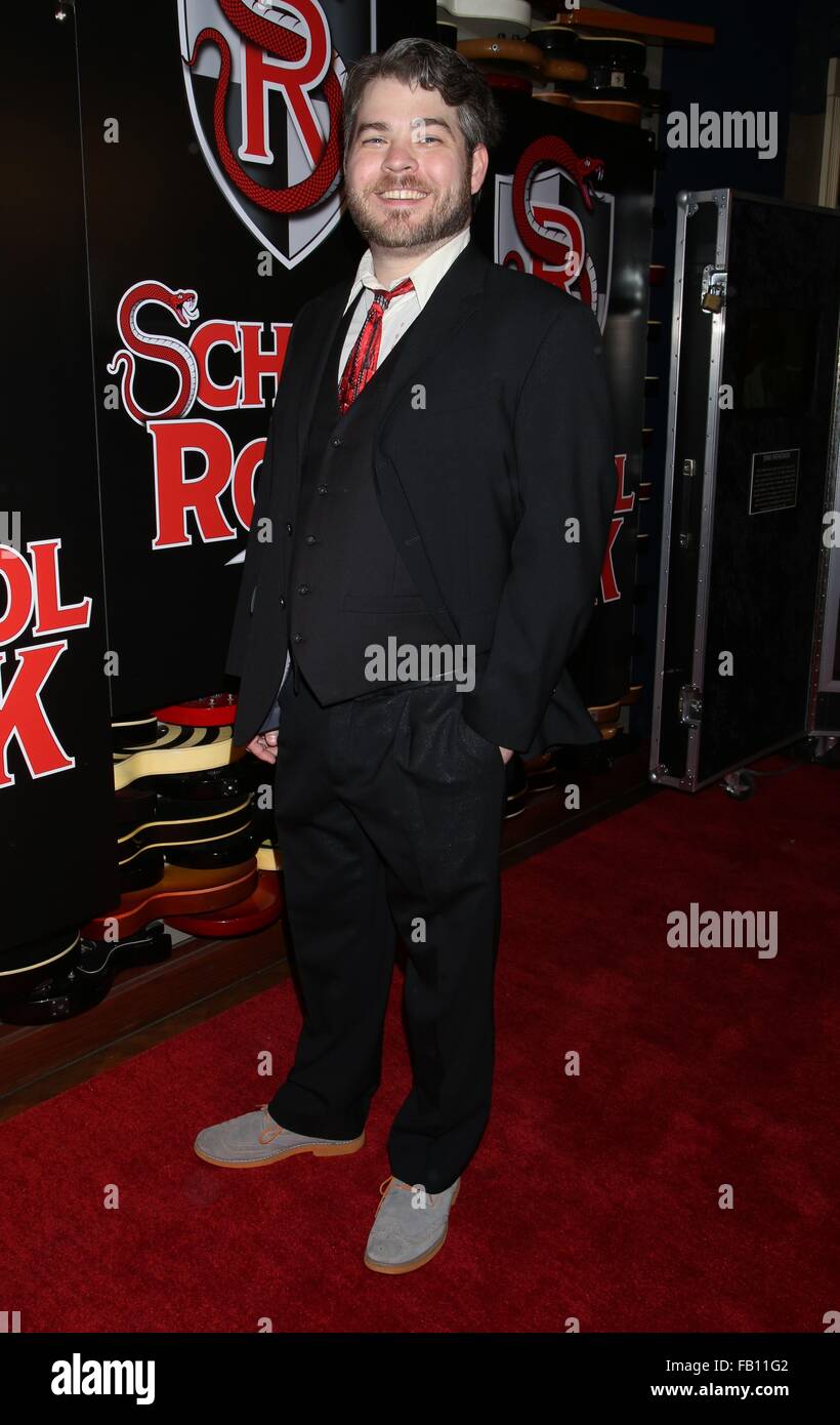 Opening night party for Broadway musical School of Rock at the Hard ...