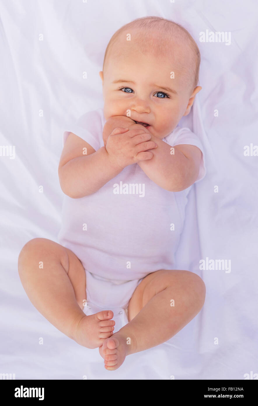 Portrait of smiling baby boy (6-11 months Stock Photo - Alamy