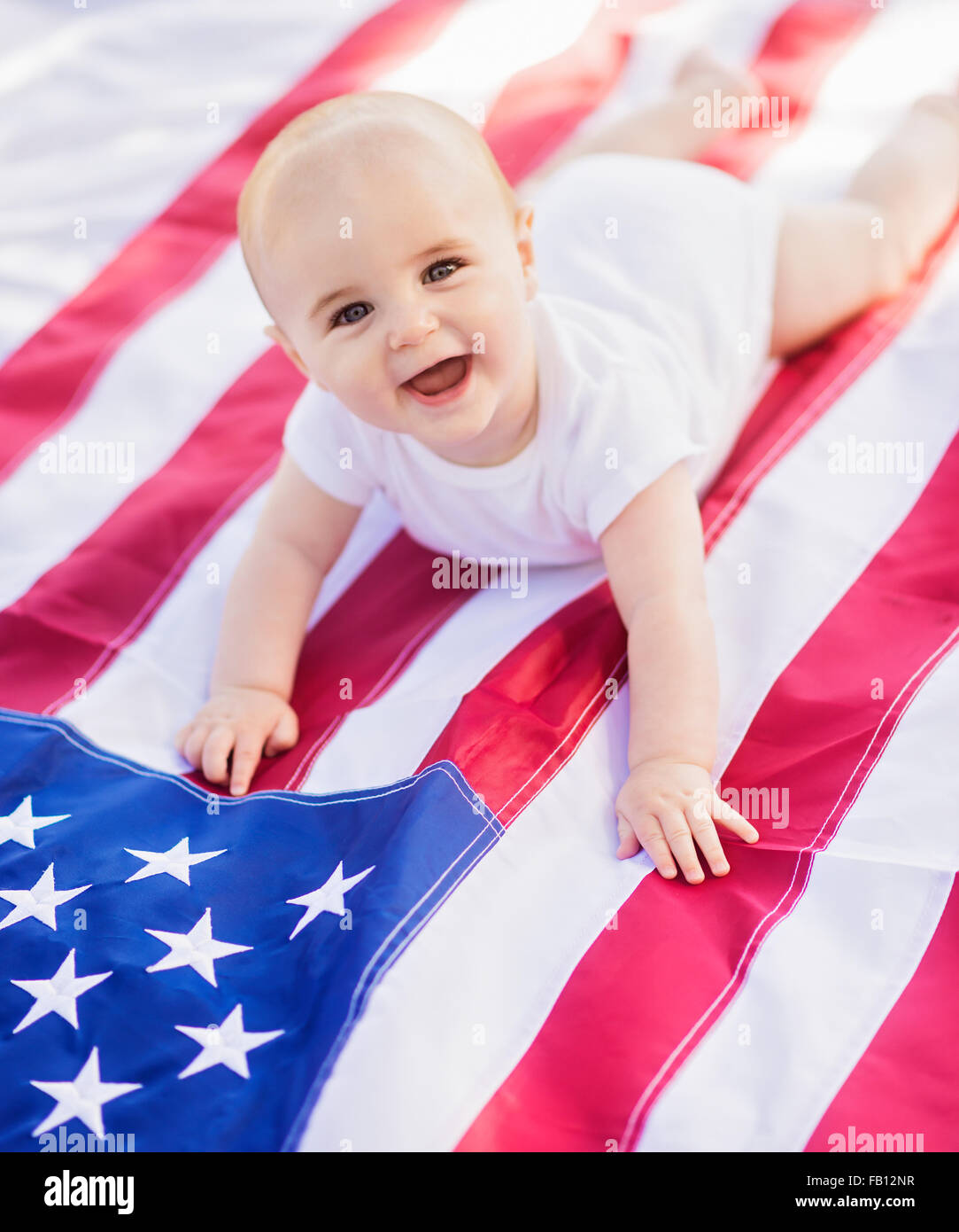 American flag baby vertical hi-res stock photography and images - Alamy