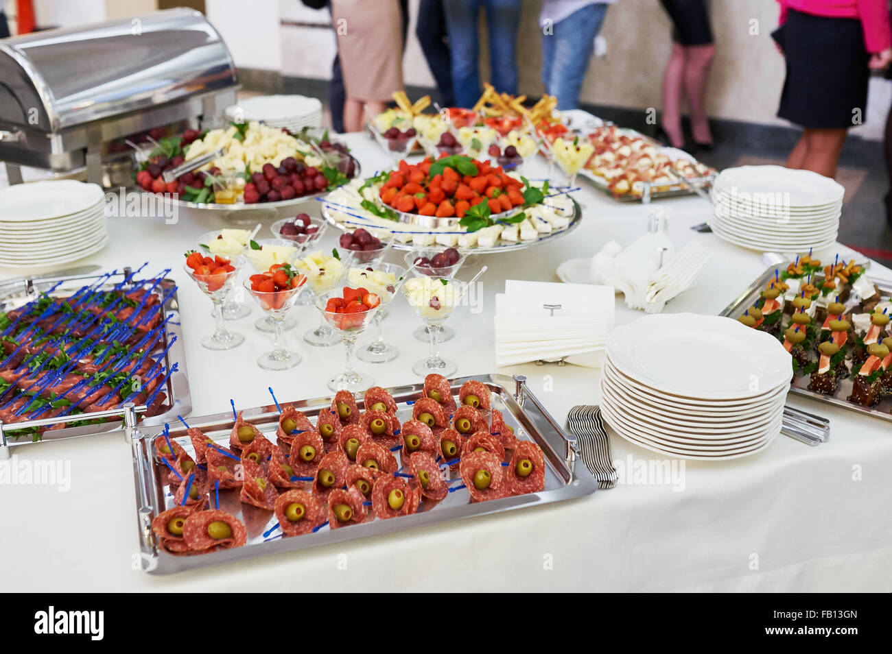Catering and banquet Stock Photo - Alamy