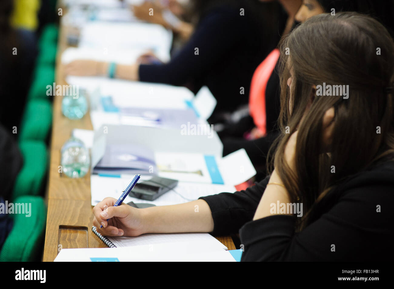Class writing hi-res stock photography and images - Alamy