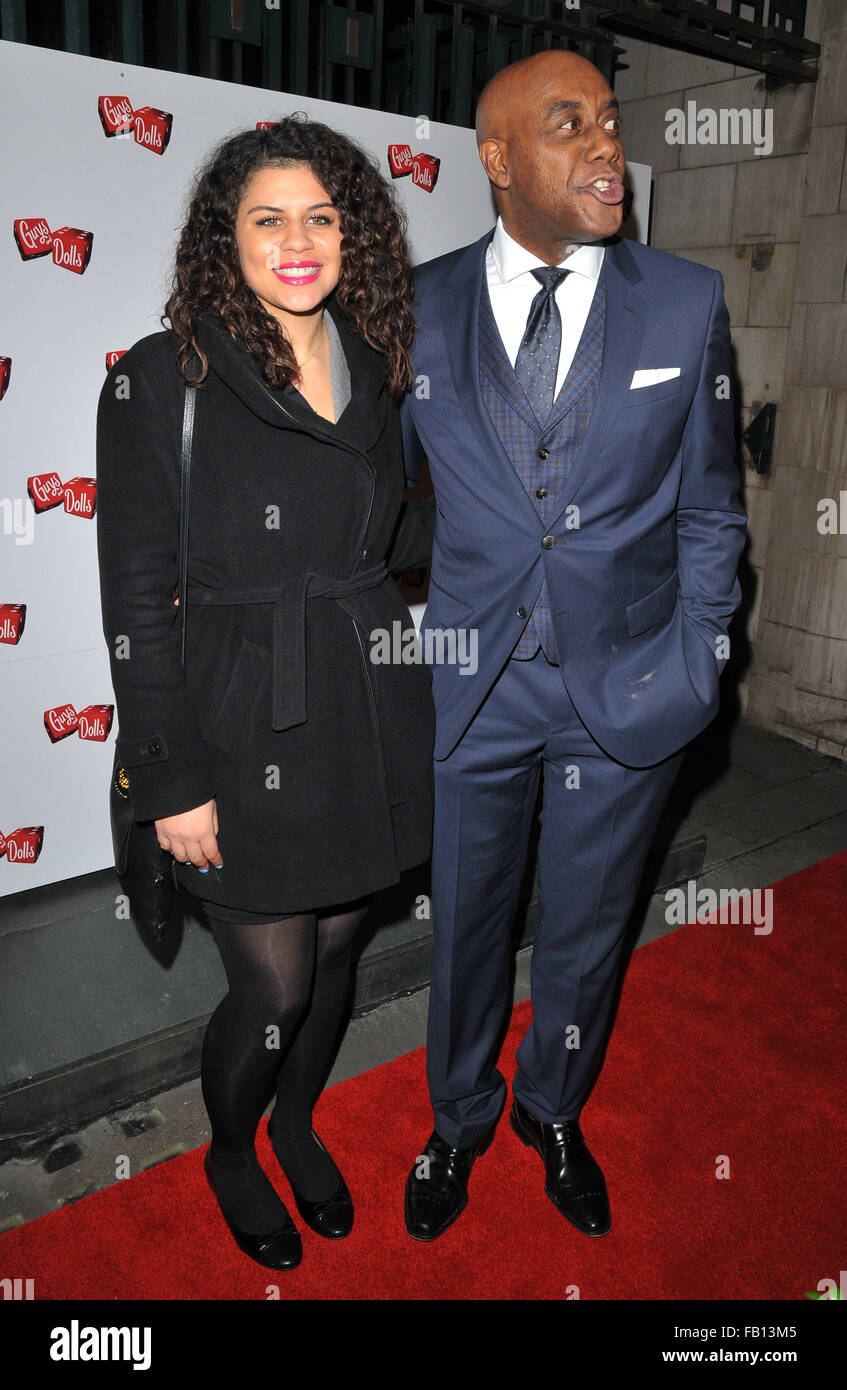 London, UK. Maddie Harriott & Ainsley Harriott at Guys & Dolls - Press ...