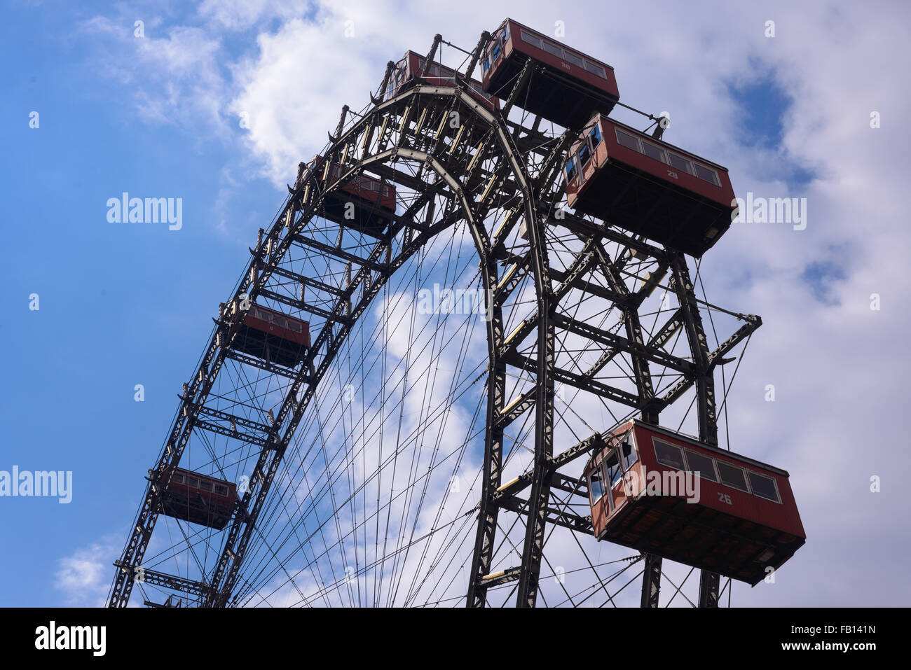The Riesenrad in Vienna's Prater park Stock Photo - Alamy