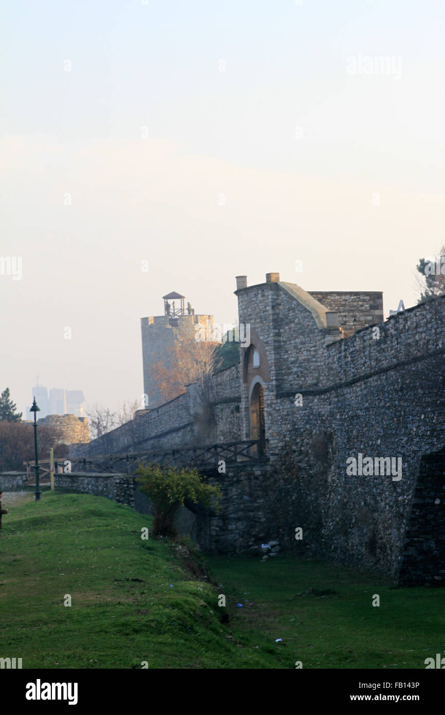 Skopje Fortress, also known as Kale Fortress in Skopje, Macedonia Stock ...