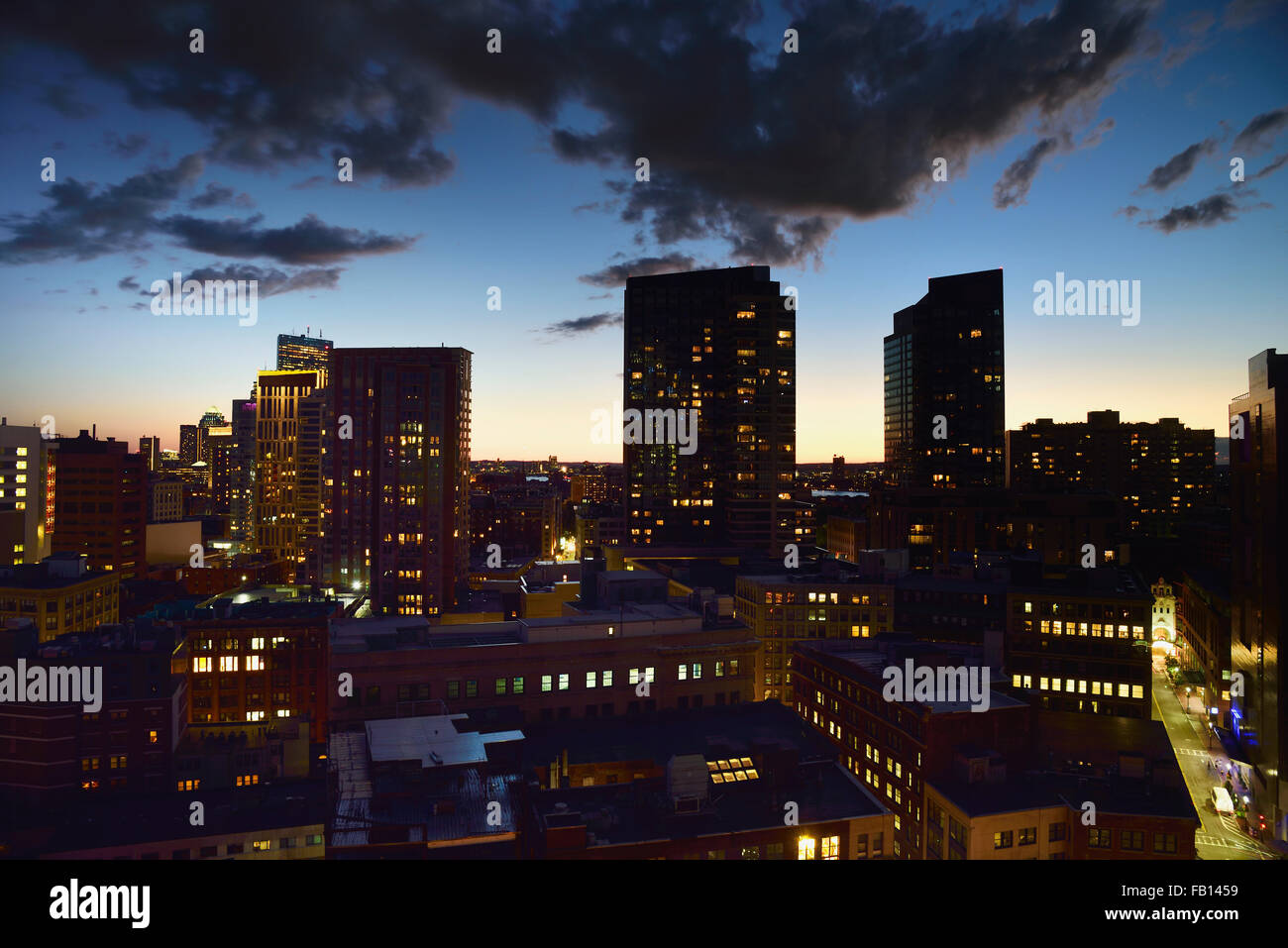 Dusk lights structure hi-res stock photography and images - Alamy