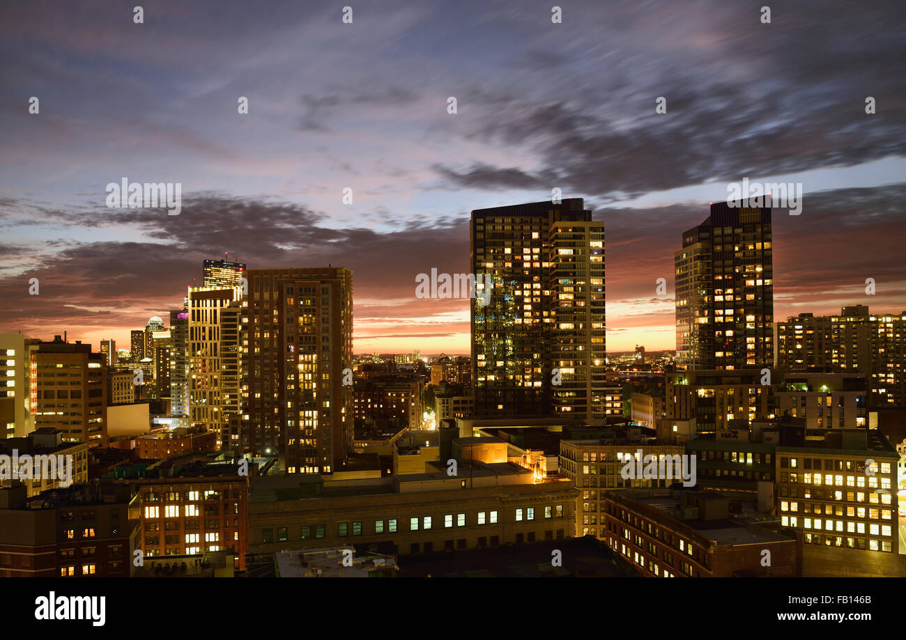 Dusk lights structure hi-res stock photography and images - Alamy