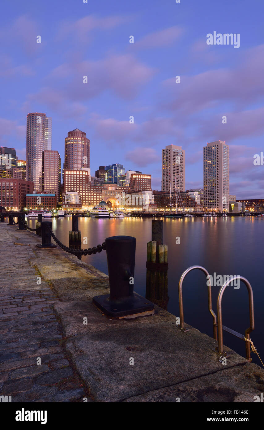 City in the dawn waterfront hi-res stock photography and images - Alamy