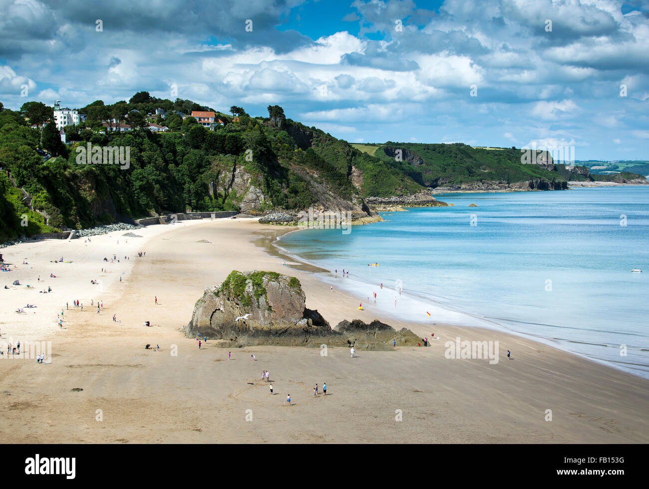 Tenby Beach, South Wales Stock Photo - Alamy