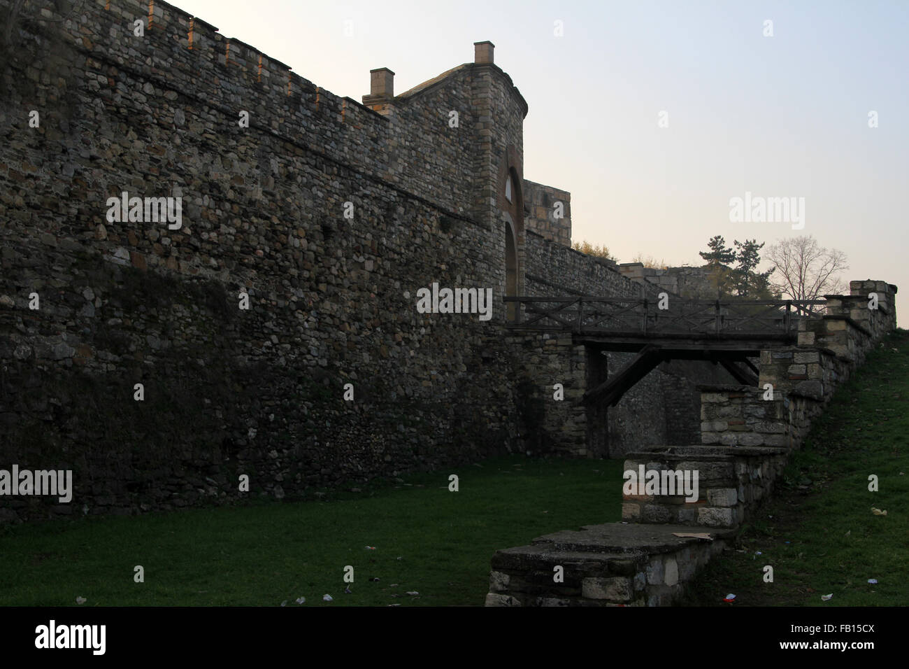 Skopje Fortress, also known as Kale Fortress in Skopje, Macedonia Stock ...