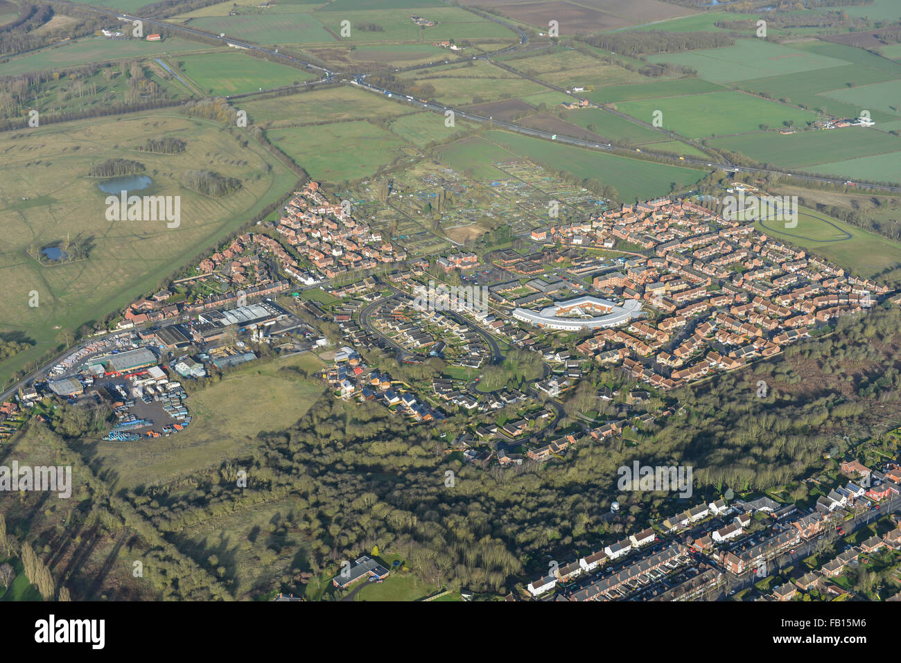 An aerial view of St Georges Park, a housing development on the ...