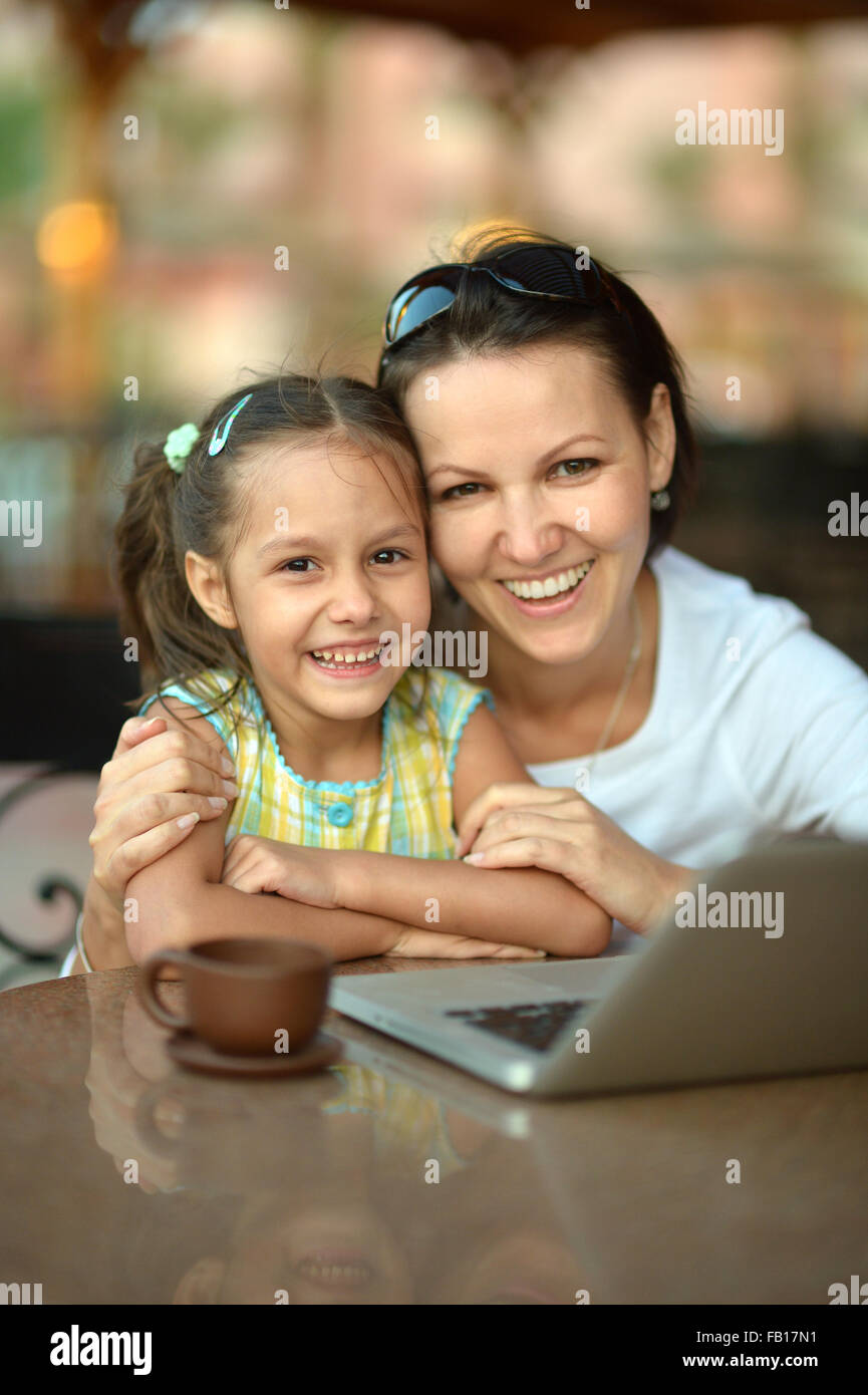woman with girl Stock Photo - Alamy