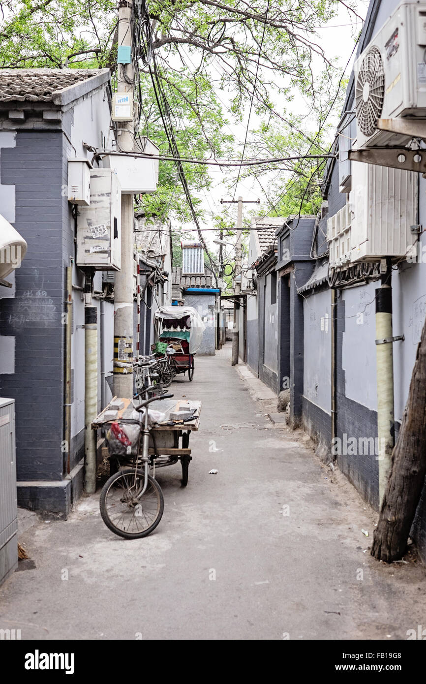 Hutong Alley in Beijing Stock Photo - Alamy