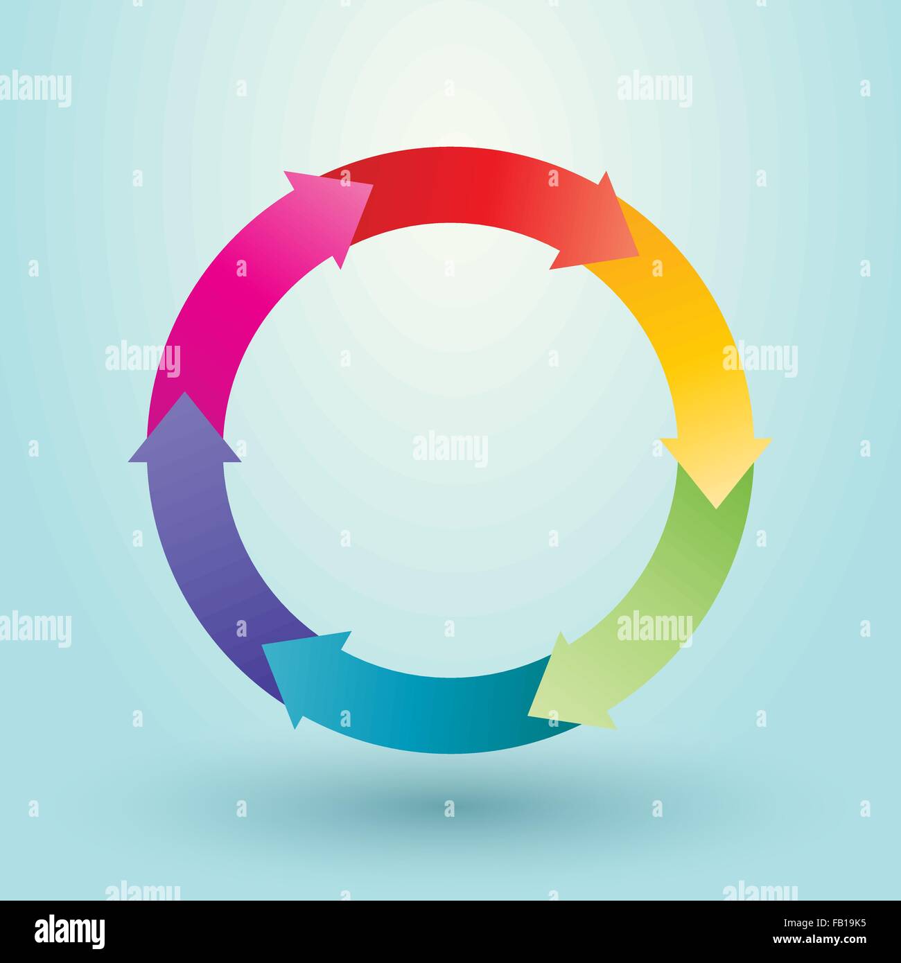 rainbow wheel of the arrows Stock Vector Image & Art - Alamy