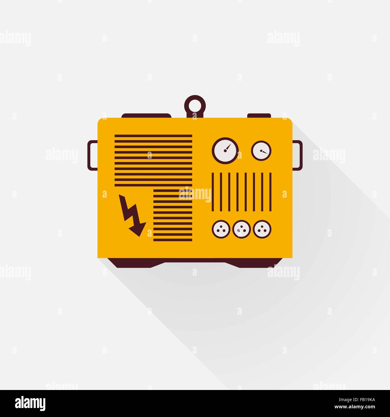 Diesel generator icon hi-res stock photography and images - Alamy