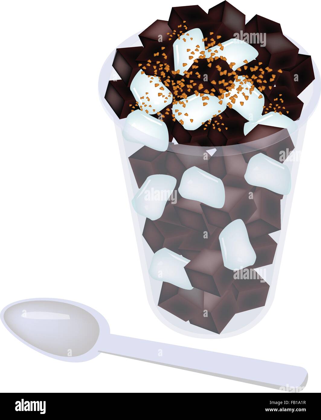 Block of jelly Stock Vector Images - Alamy