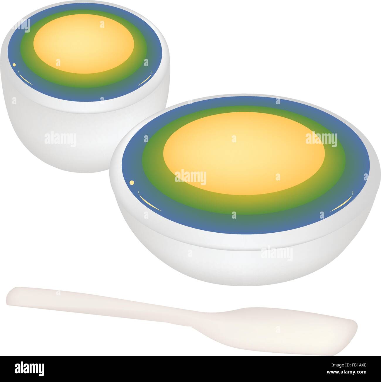 Egg yolk jelly Stock Vector Images - Alamy