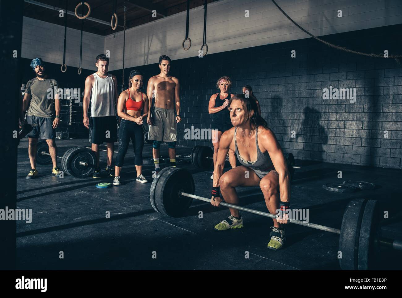 Barbell lift hi-res stock photography and images - Alamy