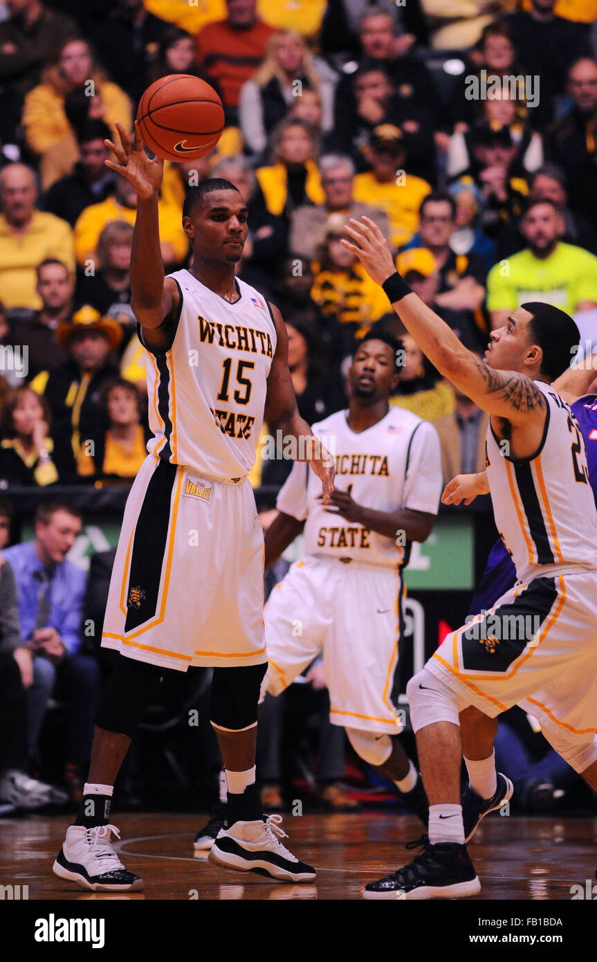 Wichita, Kansas, USA. 06th Jan, 2016. Wichita State Shockers forward ...