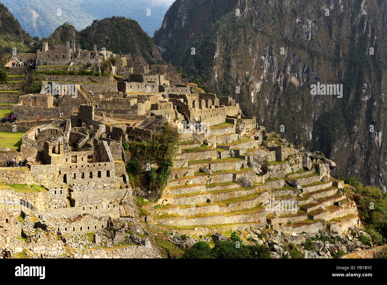 Ruins, Inca city Machu Picchu, UNESCO World Heritage Site, Urubamba ...