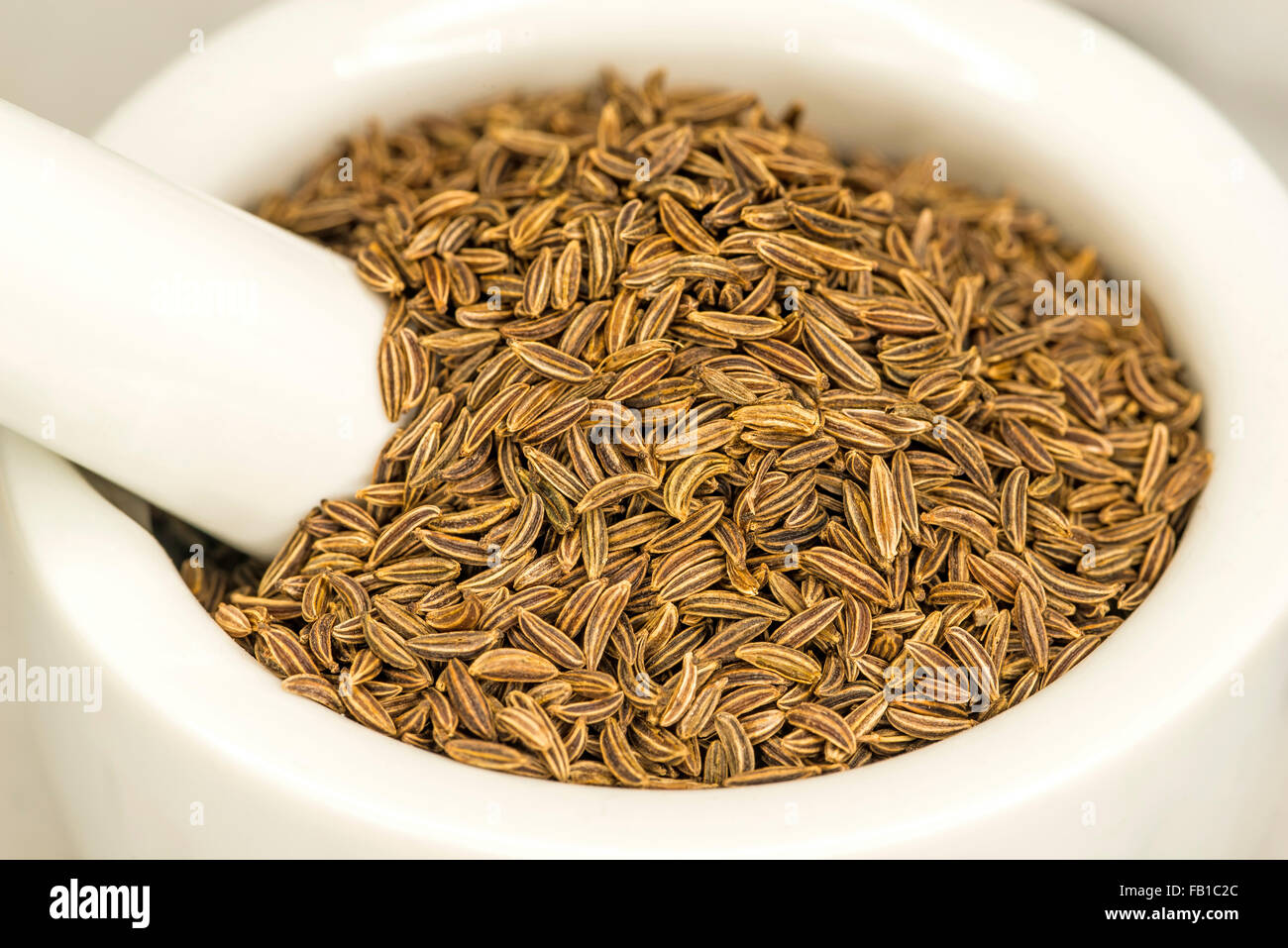 caraway, spice and medicine, close-up of the seeds Stock Photo - Alamy