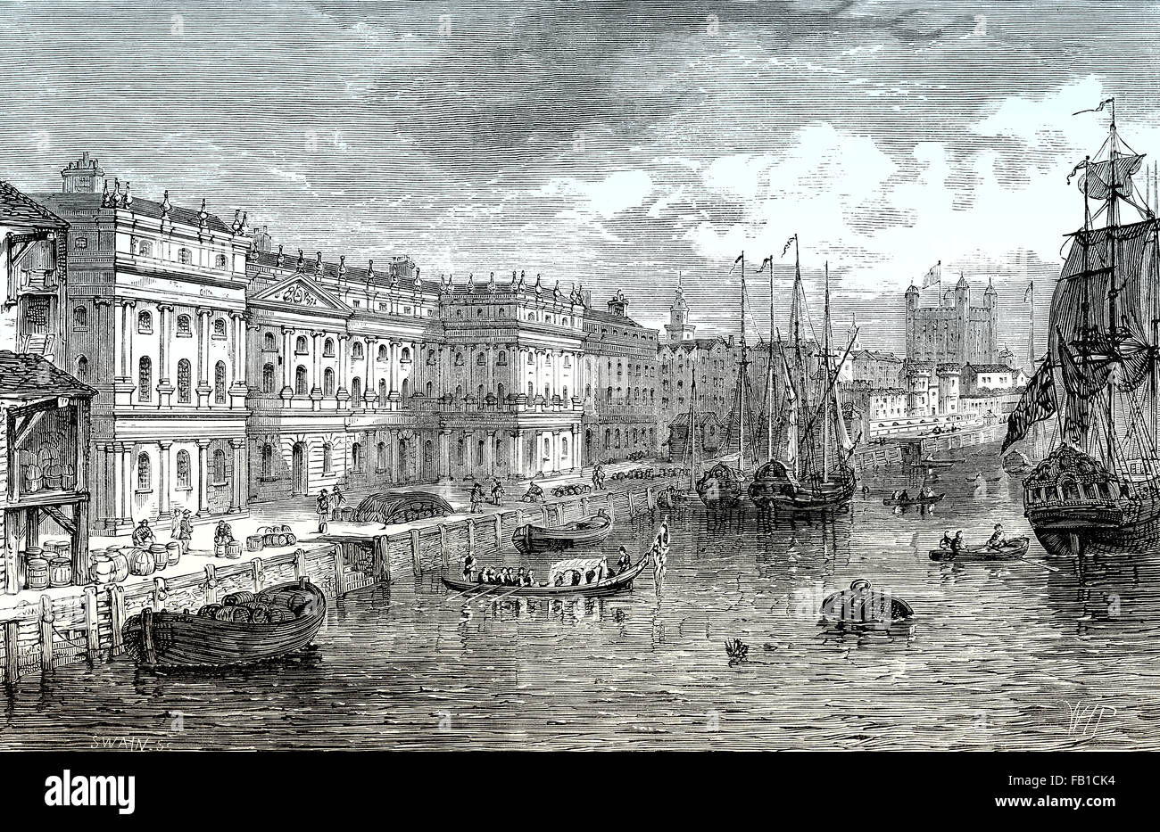 Custom house london 18th century hi-res stock photography and images ...