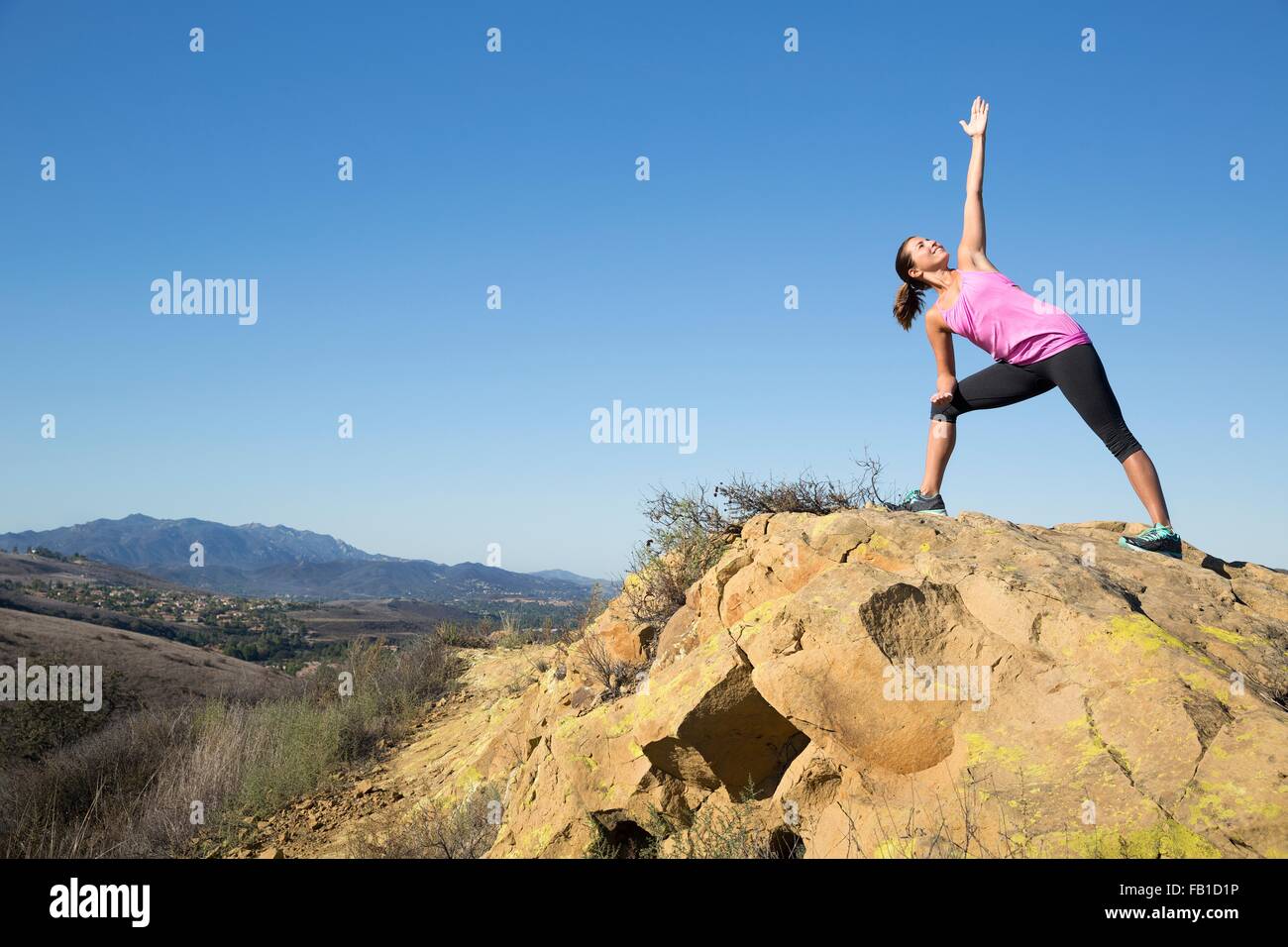 Woman bending over leggings hi-res stock photography and images - Alamy