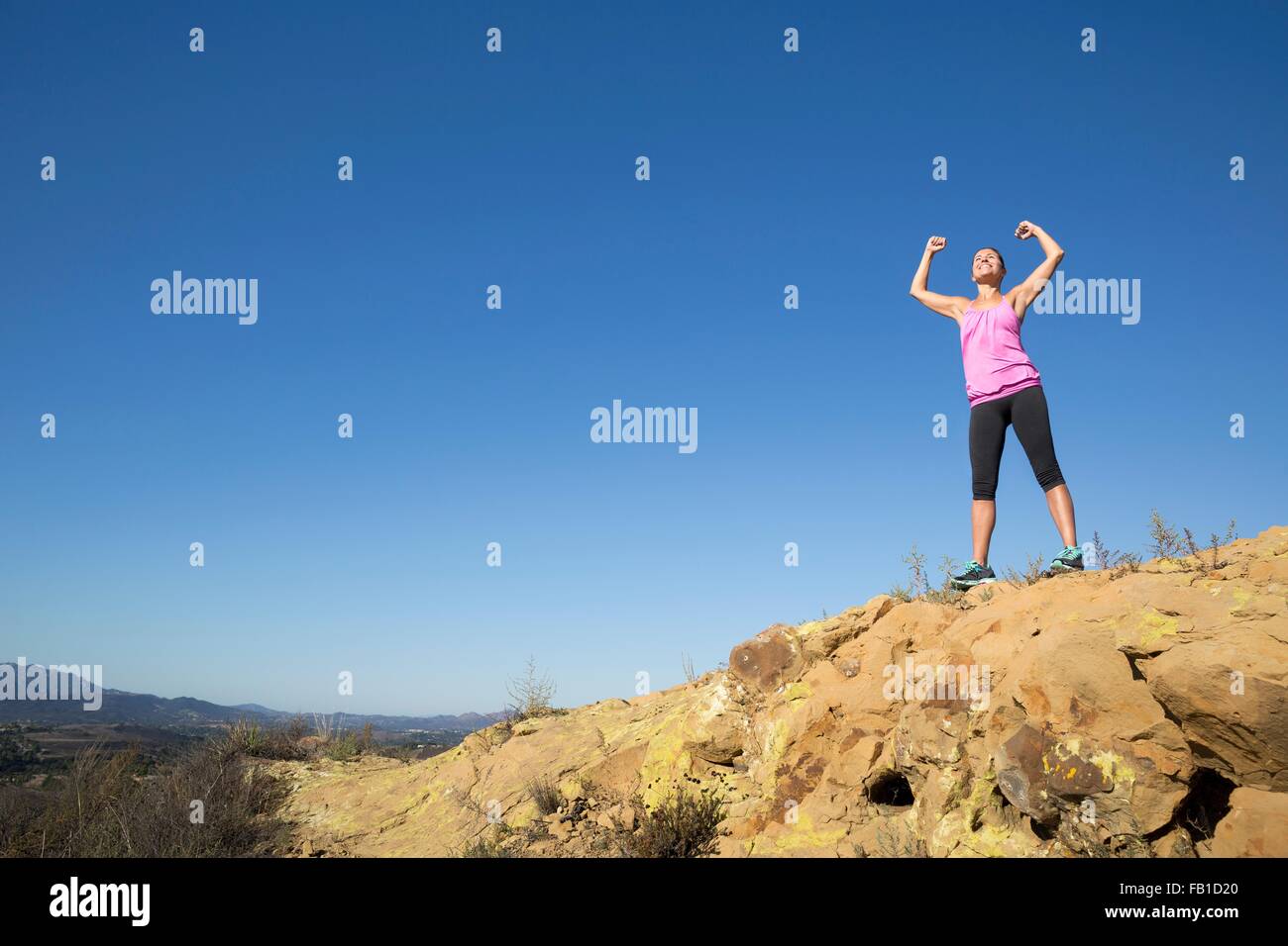 Running celebrating runner hi-res stock photography and images - Alamy