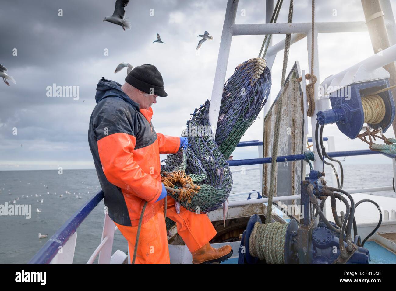Trawler net not port hi-res stock photography and images - Alamy