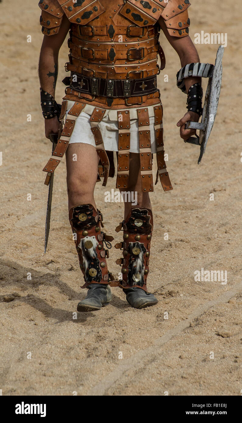 Gladiator fights in arena roman hi-res stock photography and images - Alamy