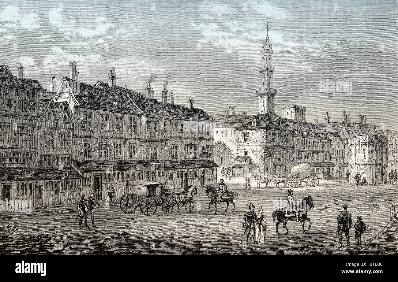 17th Century London Street High Resolution Stock Photography and Images ...