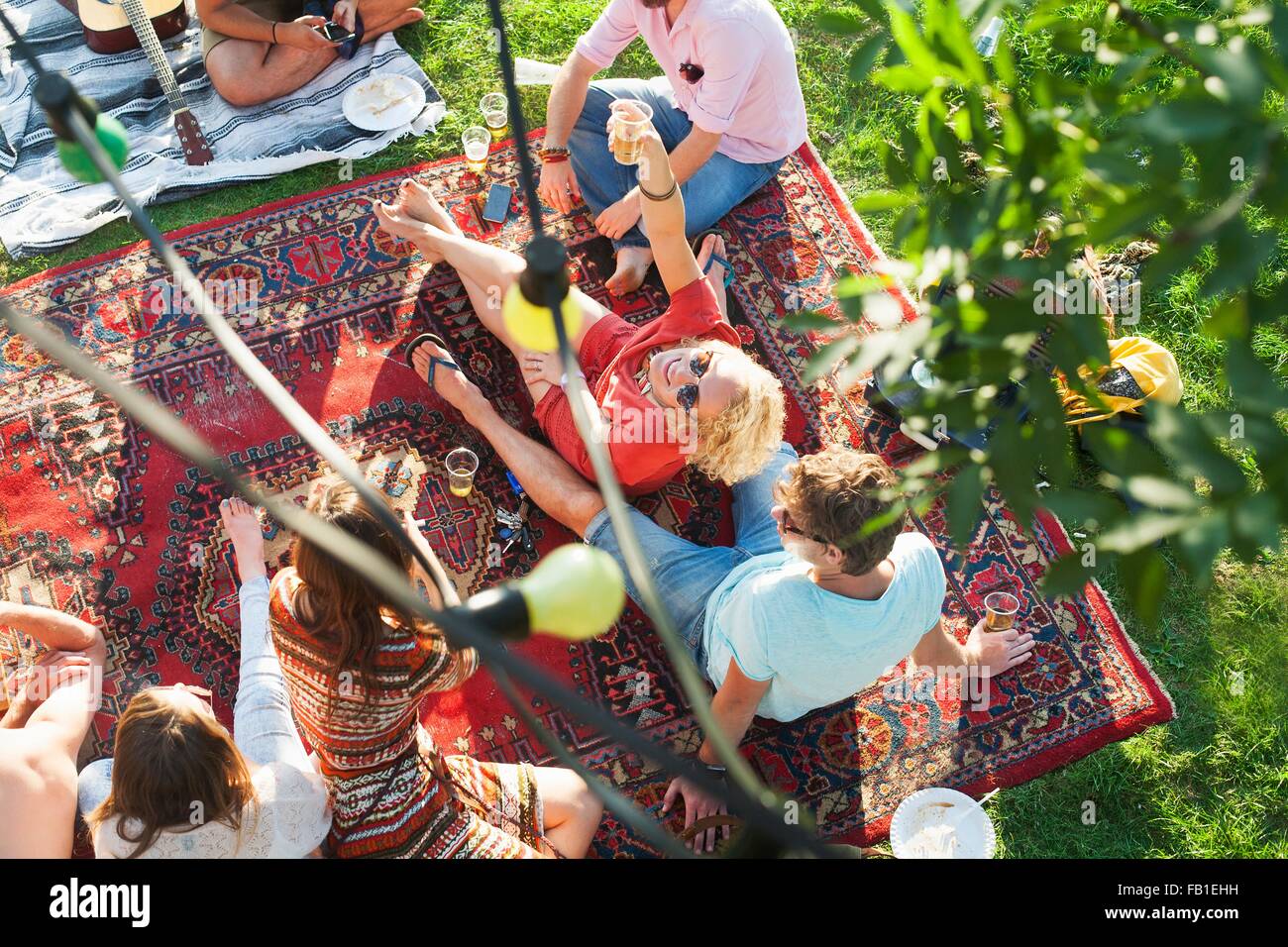 Food friends overhead hi-res stock photography and images - Alamy