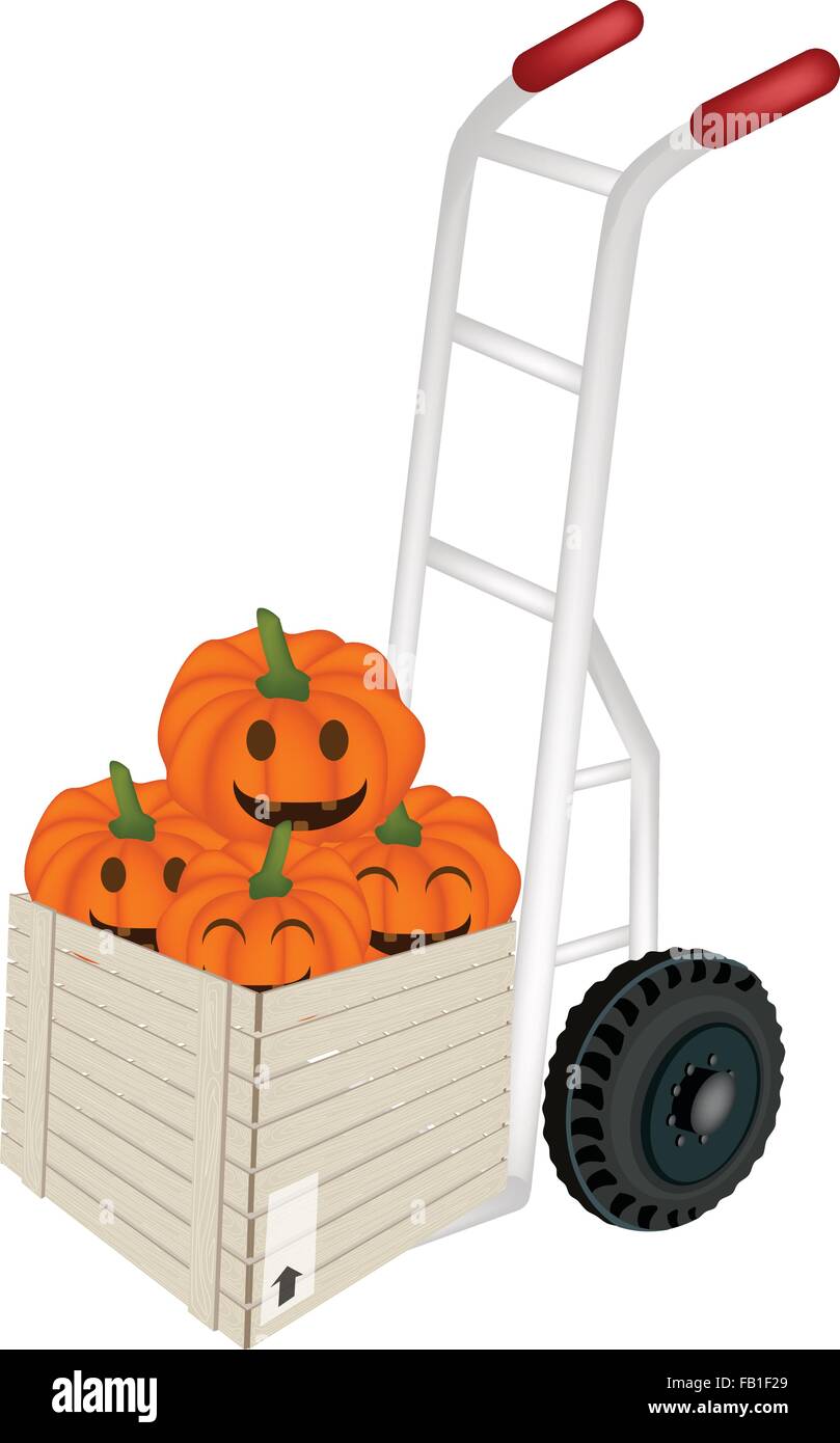 Loading pumpkins Cut Out Stock Images & Pictures - Alamy