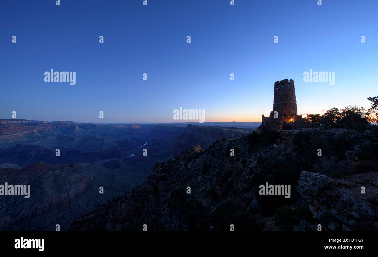 Desert View Watchtower also known as Indian Watchtower on the South Rim ...