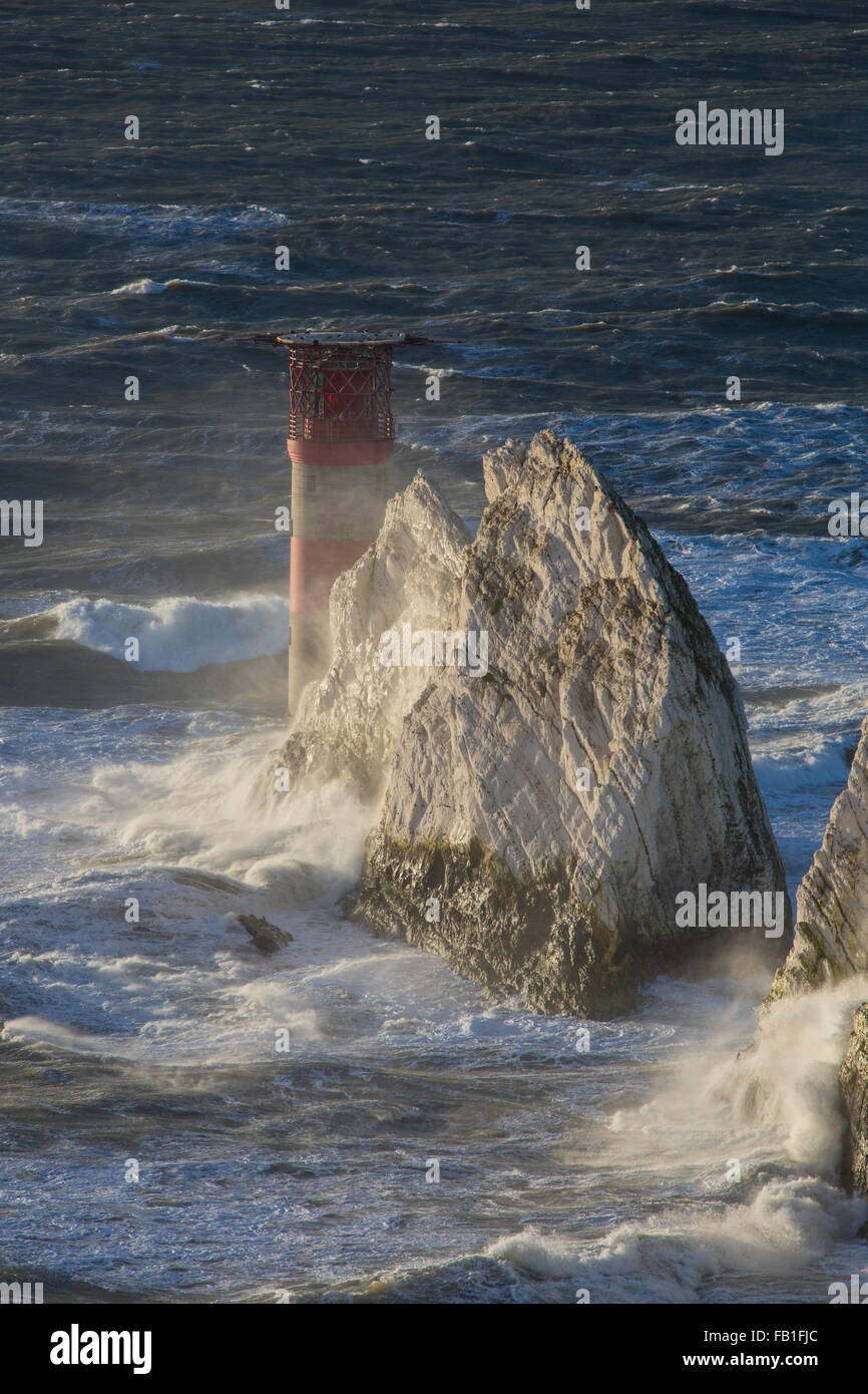 Very rough weather off the needles hi-res stock photography and images ...