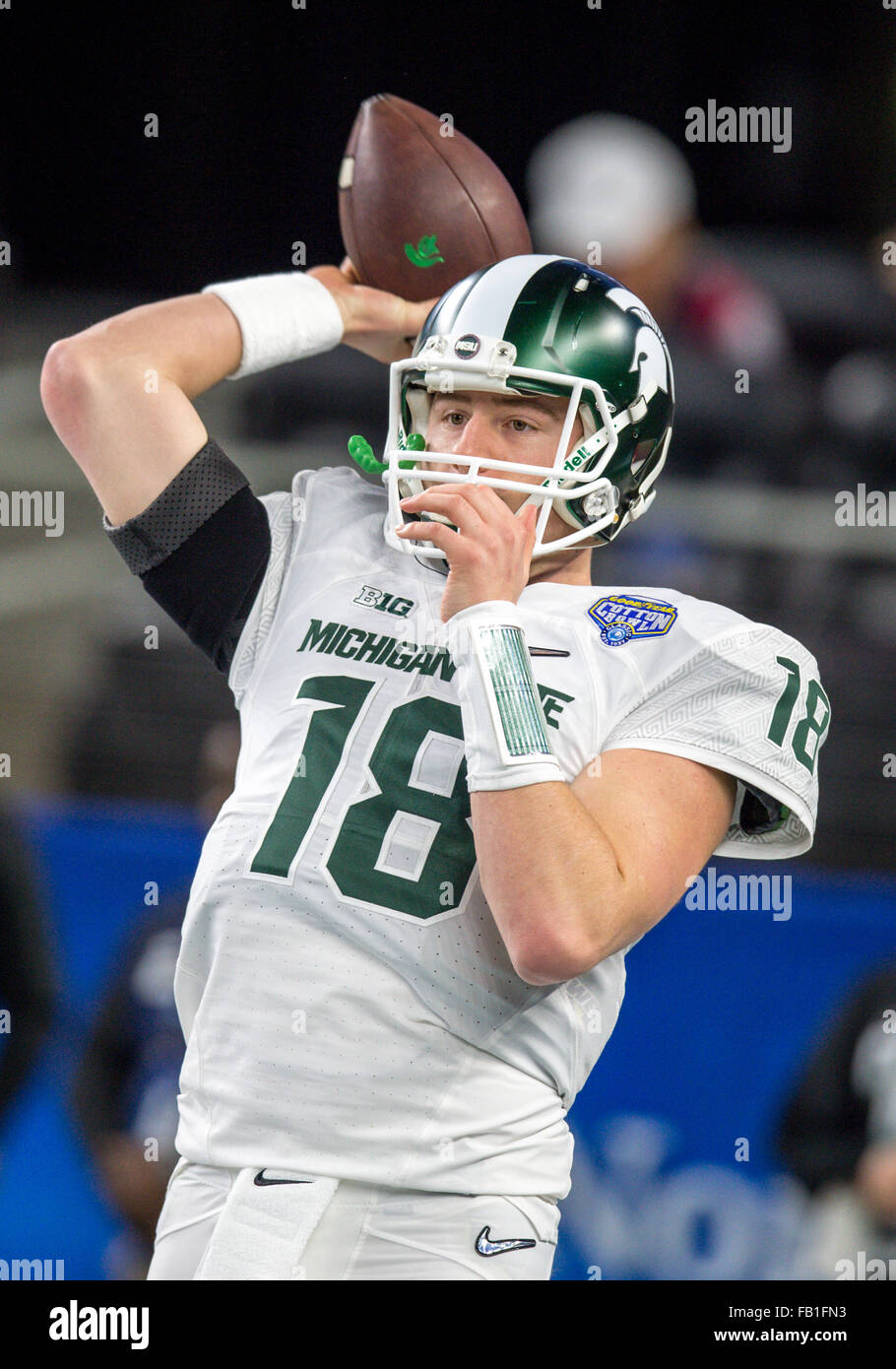 December 31st, 2015: .Michigan State Spartans quarterback Connor Cook ...