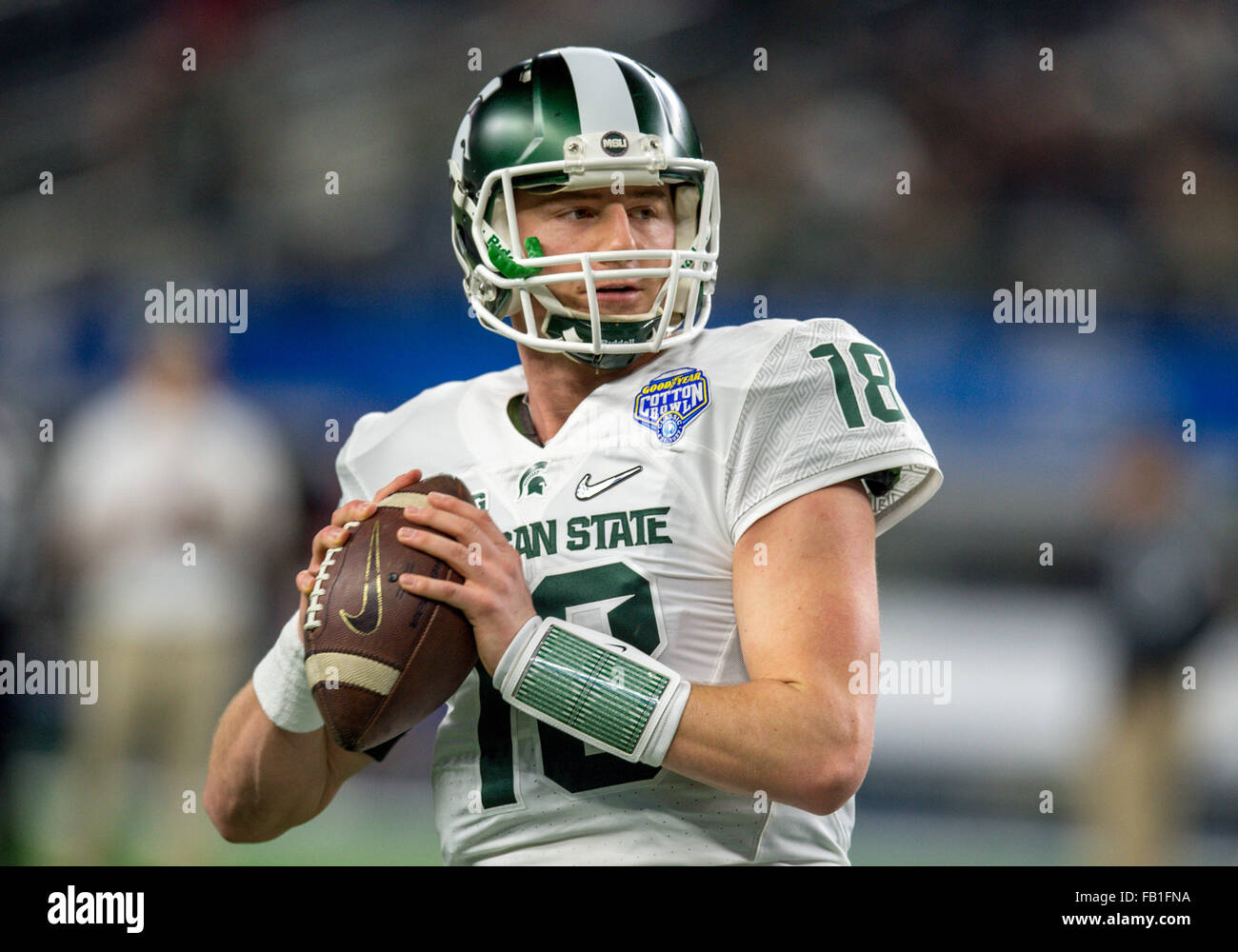 December 31st, 2015: .Michigan State Spartans quarterback Connor Cook ...
