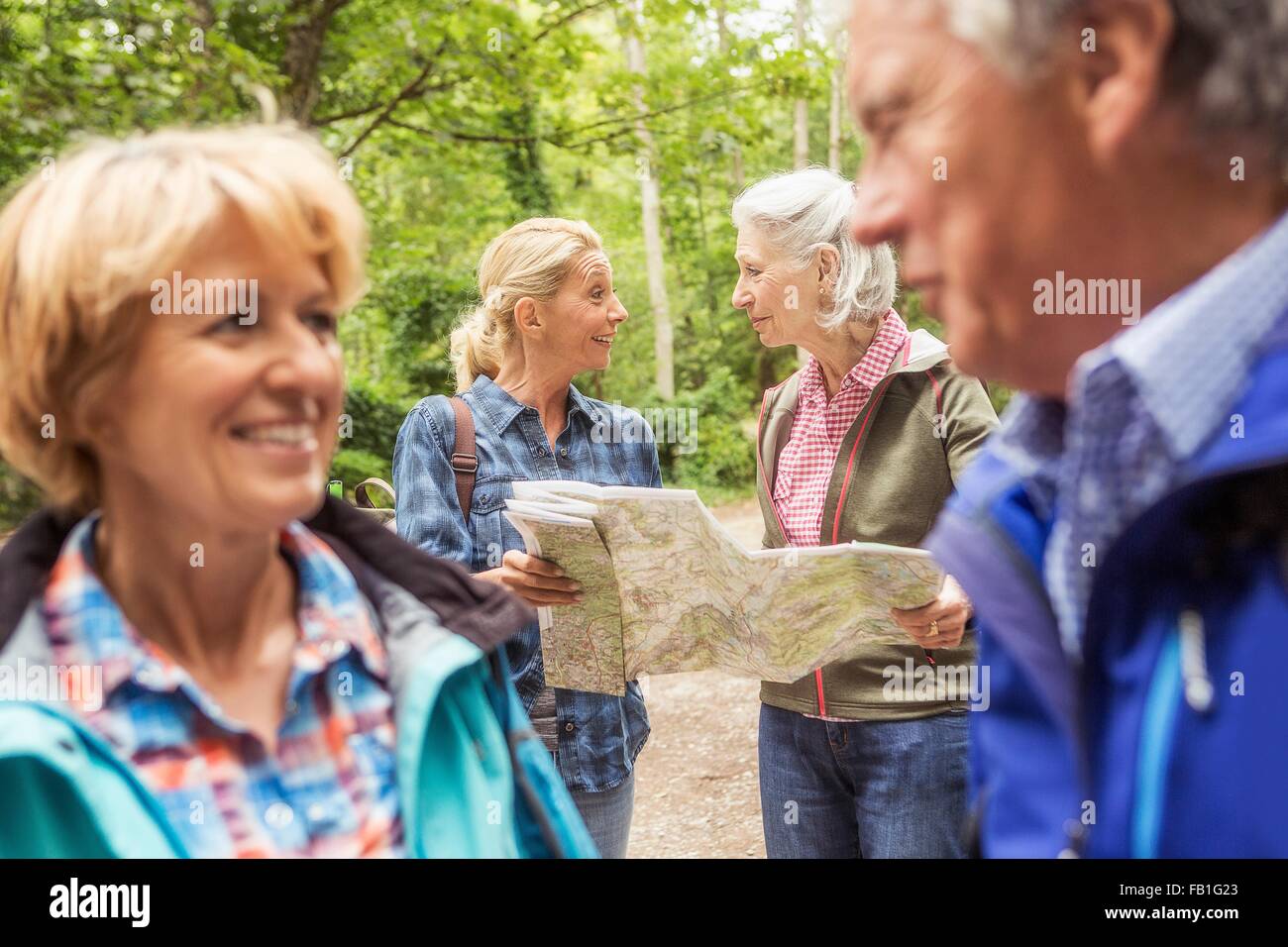 Map of trail hi-res stock photography and images - Alamy