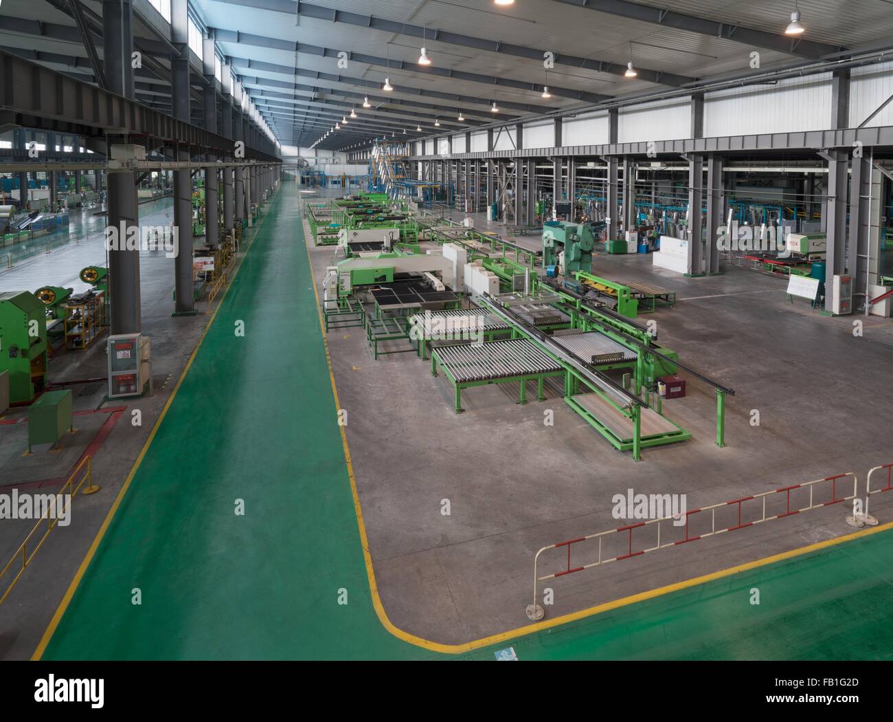 Solar panel assembly factory, Solar Valley, Dezhou, China Stock Photo ...