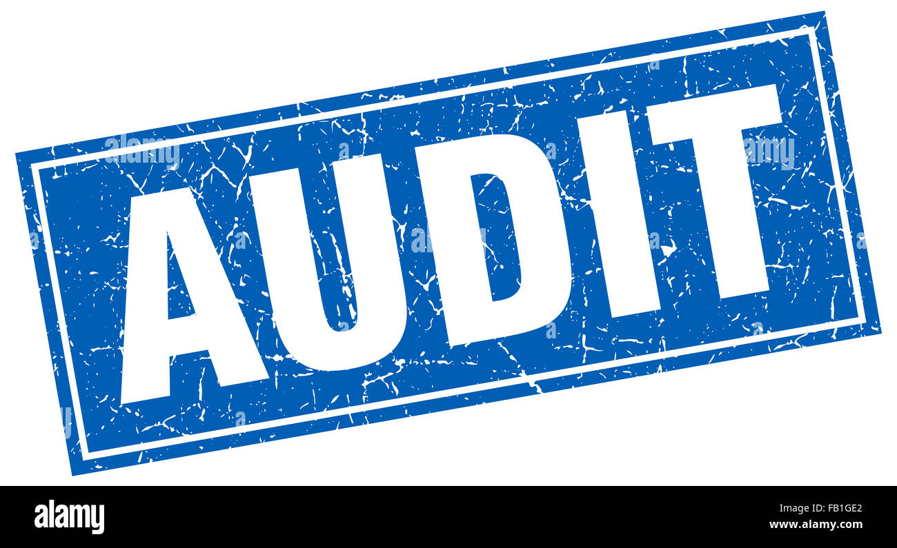 Audit square grunge stamp hi-res stock photography and images - Alamy